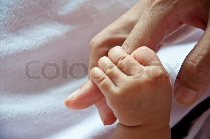 Baby hand | Stock image | Colourbox