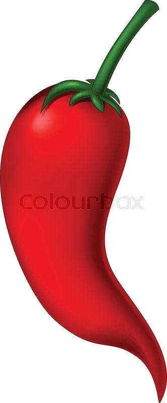 Vector Illustration of Red Chilli ... | Stock vector | Colourbox