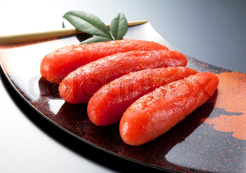 Seasoned cod roe | Stock image | Colourbox