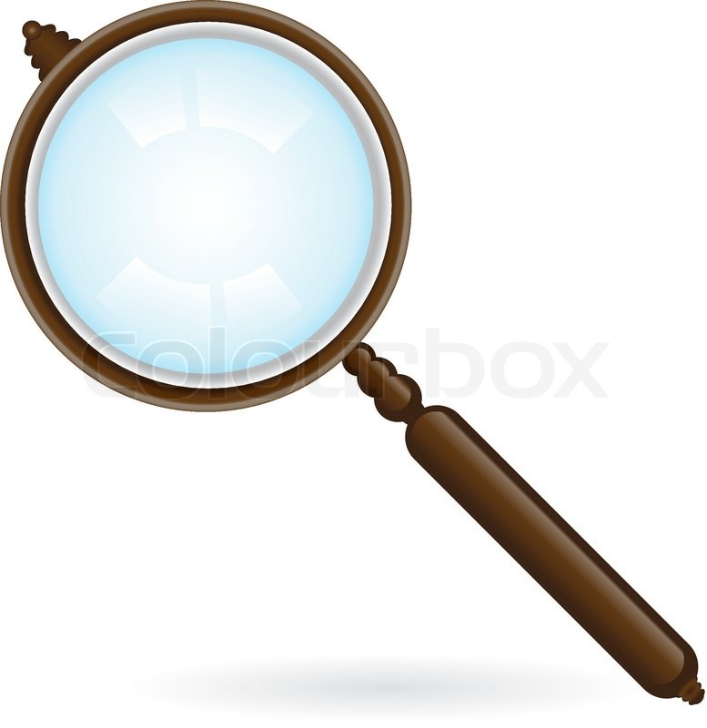 Realistische Lupe | Stock-Vektor | Colourbox