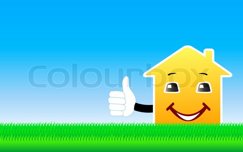 Cartoon Smiley House