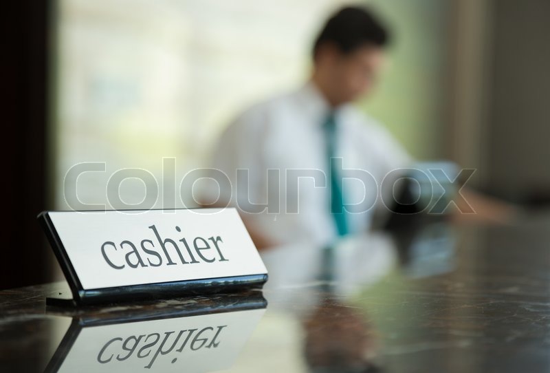 Hotel cashier | Stock image | Colourbox