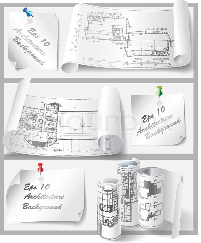 Set of Architectural Design Elements. ... | Stock vector | Colourbox