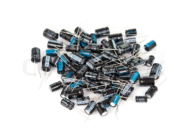 Capacitor bunch | Stock image | Colourbox