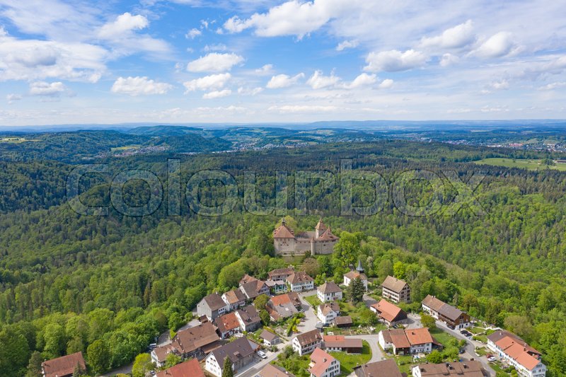 Kyburg castle located between Zurich ... | Stock image | Colourbox