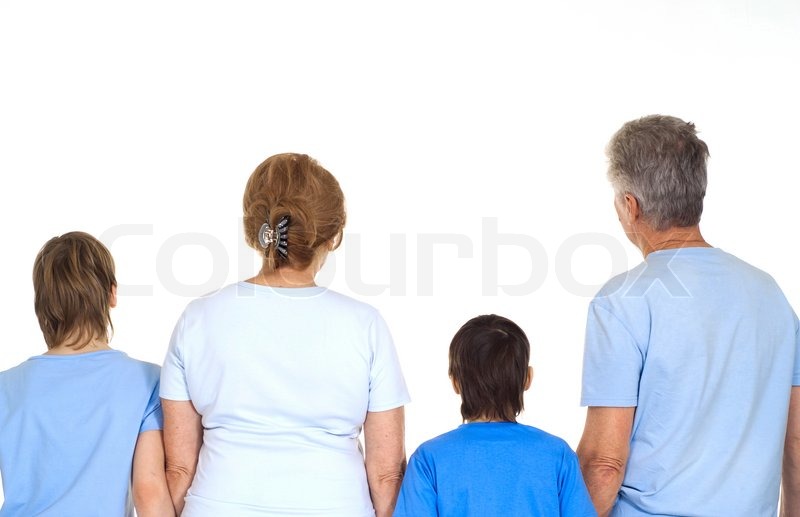 Good-looking family had a good time | Stock image | Colourbox
