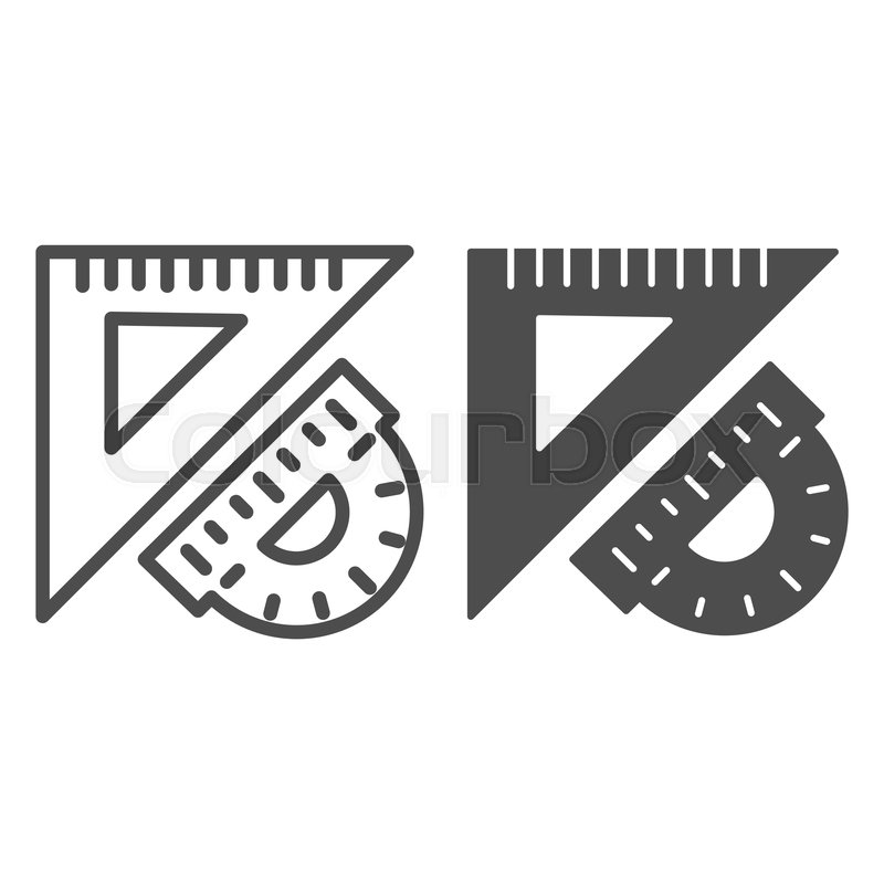 Triangle Ruler Drawing