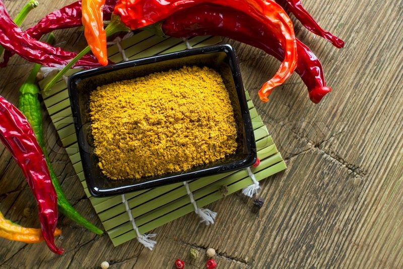 Ground chili peppers | Stock image | Colourbox