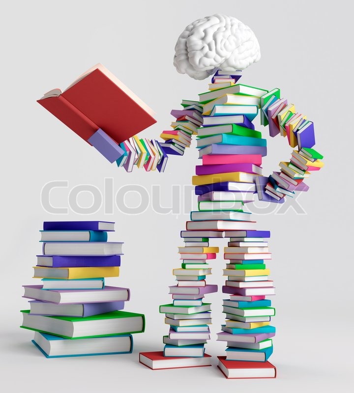 Book man | Stock image | Colourbox