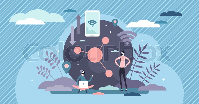 Internet concept vector illustration. ... | Stock vector | Colourbox