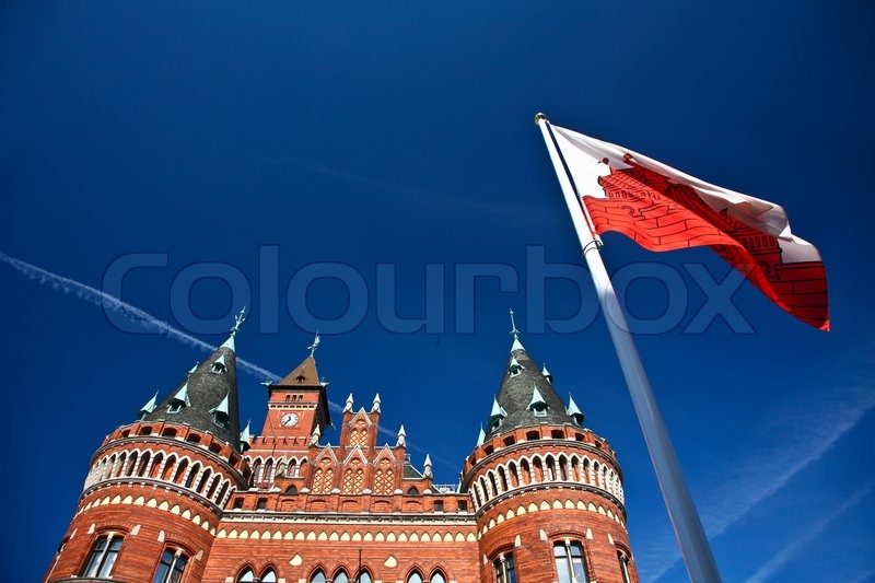 Helsingborg in Sweden:rådhus town hall | Stock image | Colourbox