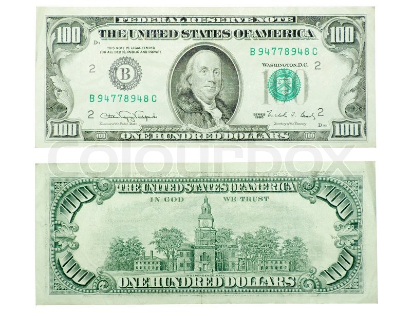 100 dollar | Stock image | Colourbox