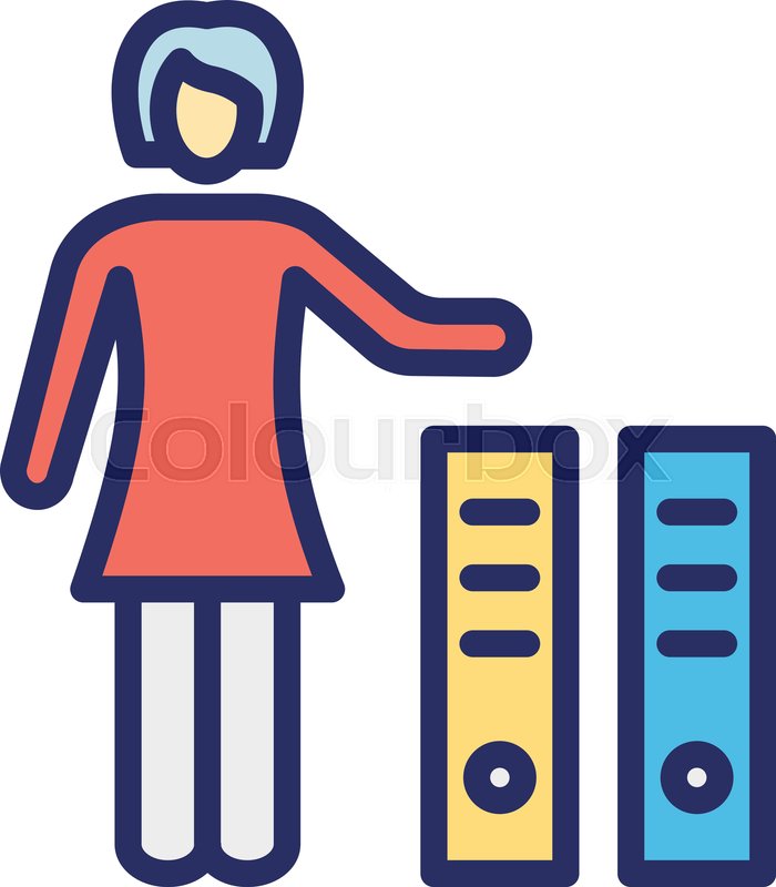 Female Administrator Icon