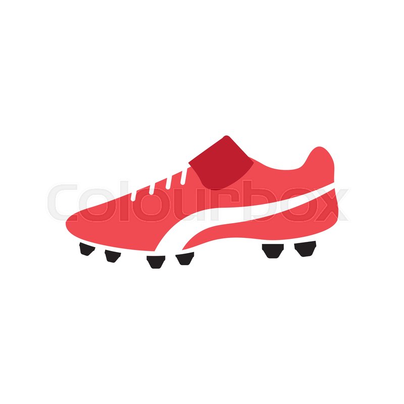 Football shoe graphic design template ... | Stock vector | Colourbox