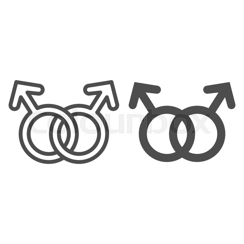 Two Male Symbol