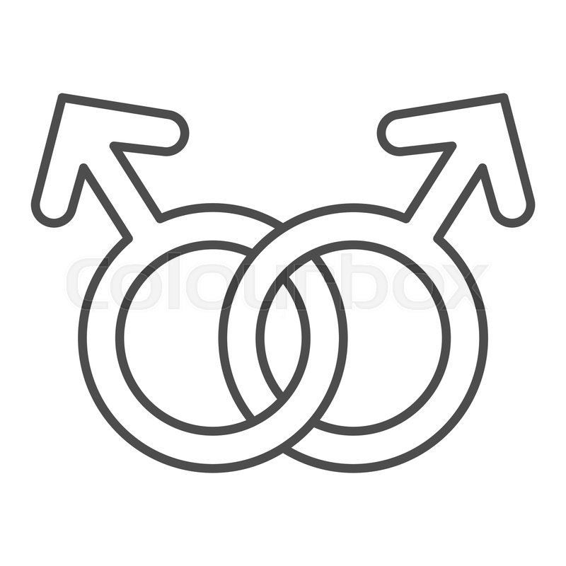 Two Male Symbol