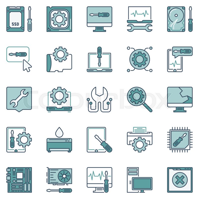 Computer Maintenance Icon