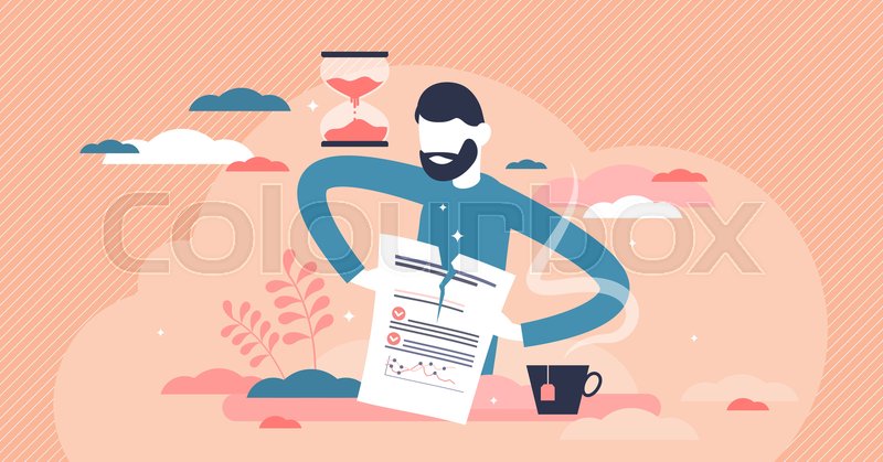 Rework vector illustration. Work ... | Stock vector | Colourbox