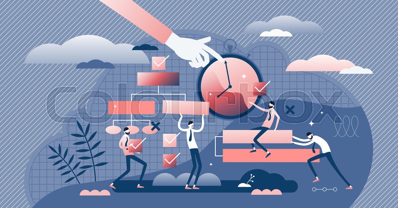 Project management control vector ... | Stock vector | Colourbox