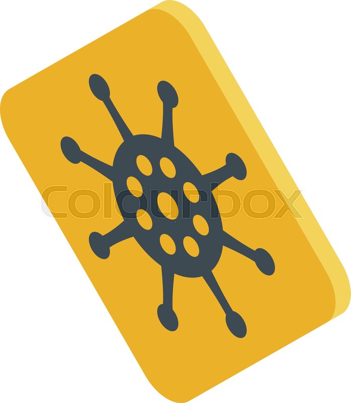 Virus sign icon. Isometric of virus ... | Stock vector | Colourbox