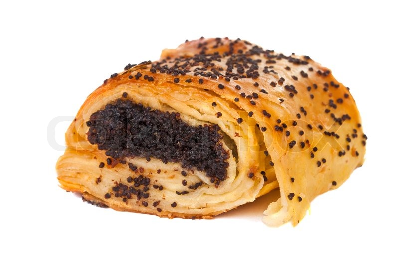 Pastries with poppy seeds isolated | Stock image | Colourbox