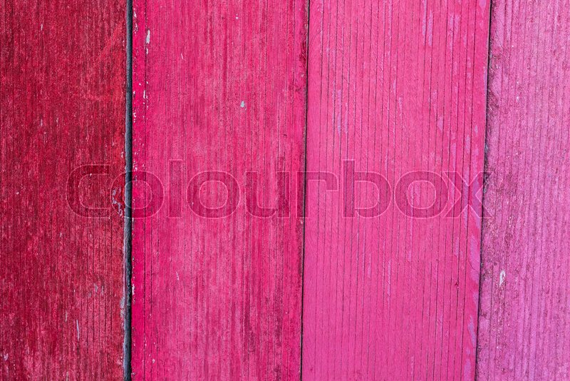 Pink painted wood board background ... | Stock image | Colourbox