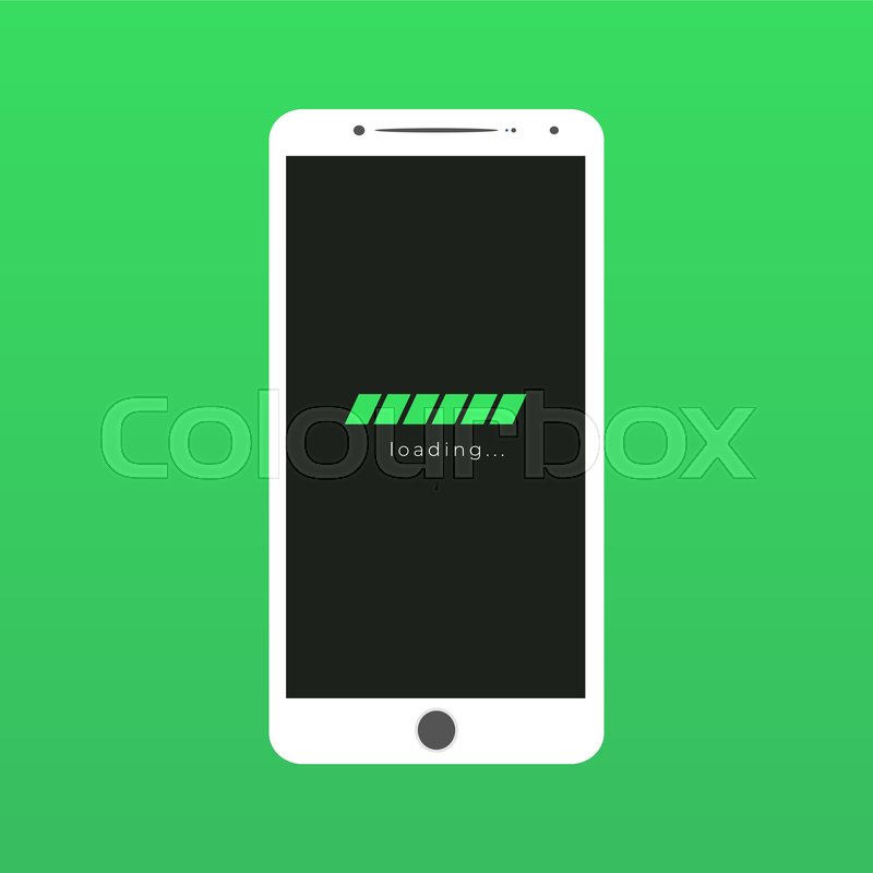 Iphone Loading Icon Vector