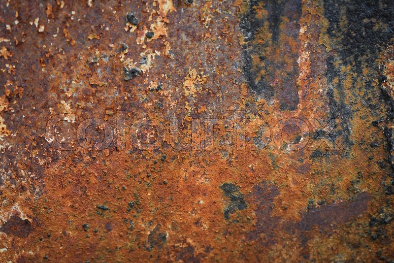 Dirty surface old rust wall - Grunge ... | Stock image | Colourbox