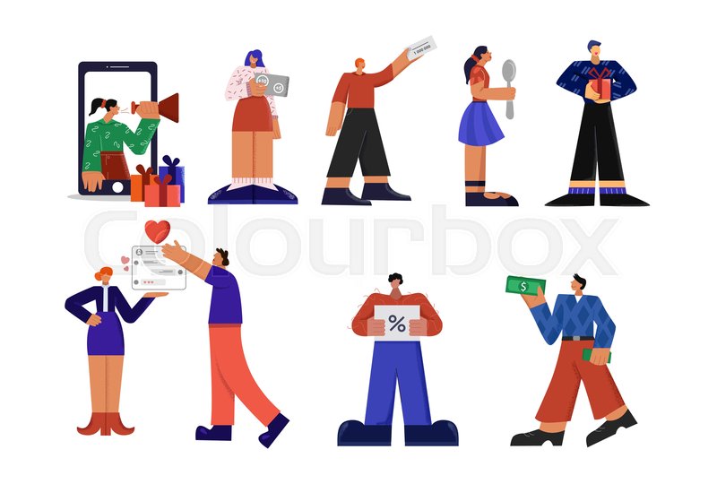 Working professions set. Drawing and ... | Stock vector | Colourbox