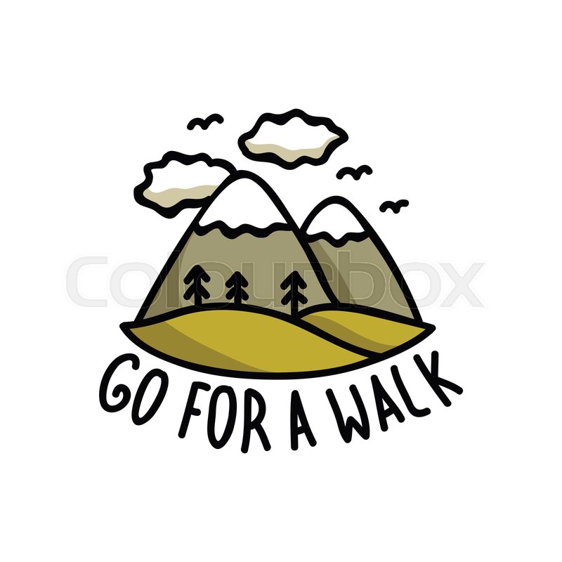 To Go For A Walk Clipart