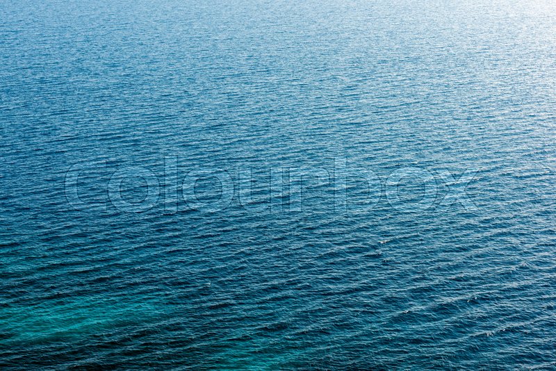 Ocean water surface texture. Deep sea ... | Stock image | Colourbox