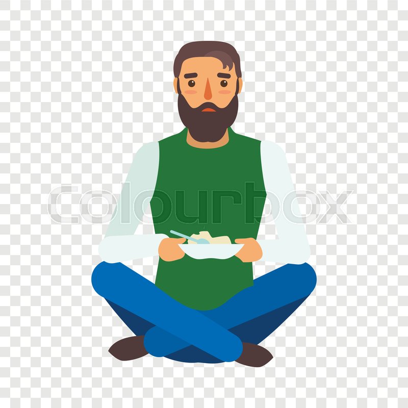 Refugee man eat icon. Flat ... | Stock vector | Colourbox Refugee man eat icon. Flat ... | Stock vector | Colourbox