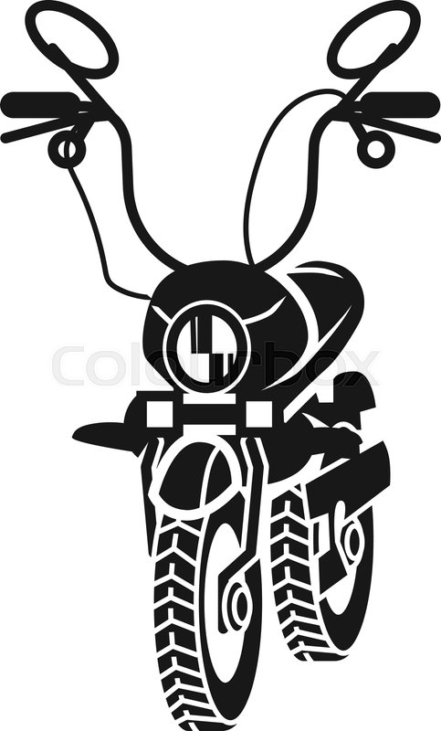 Motorcycle icon. Simple illustration ... | Stock vector | Colourbox