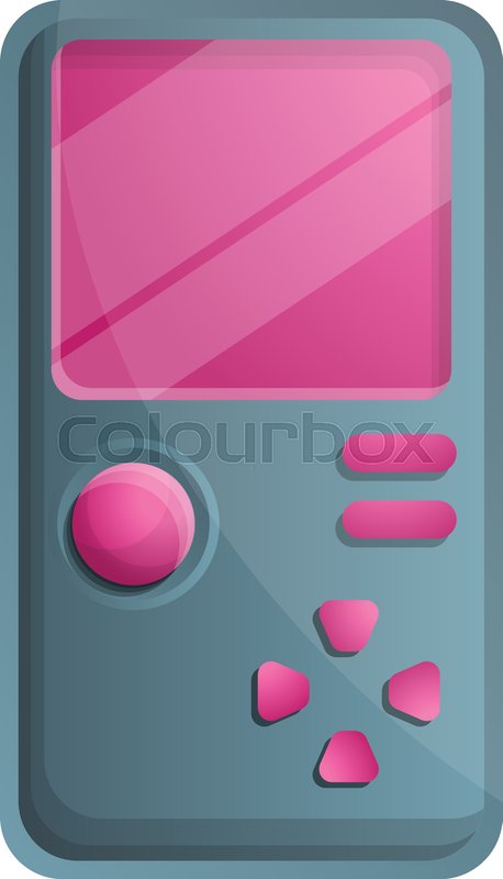 Video game portable device icon. ... | Stock vector | Colourbox