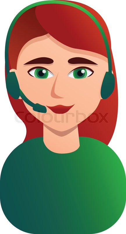 Call Center Agents Cartoons
