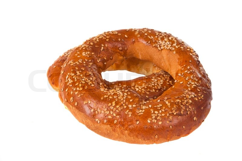 Bagel isolated | Stock image | Colourbox