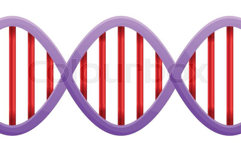 Dna molecule icon. Cartoon of dna ... | Stock vector | Colourbox