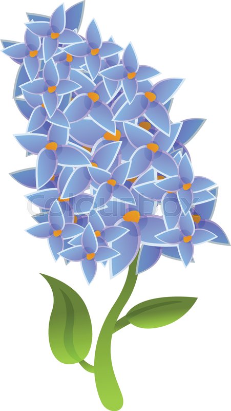 Nature lilac icon. Cartoon of nature ... | Stock vector | Colourbox