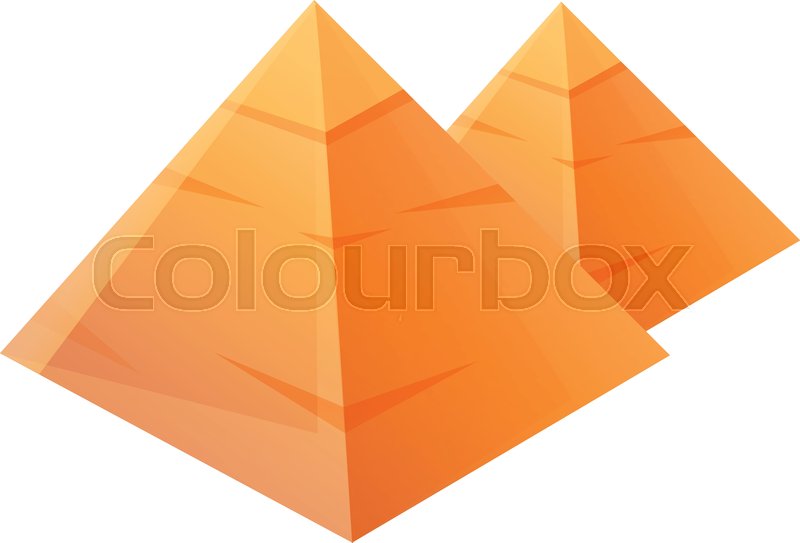 Egyptian Pyramid Cartoon