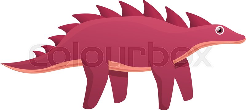 Tail dinosaur icon. Cartoon of tail ... | Stock vector | Colourbox