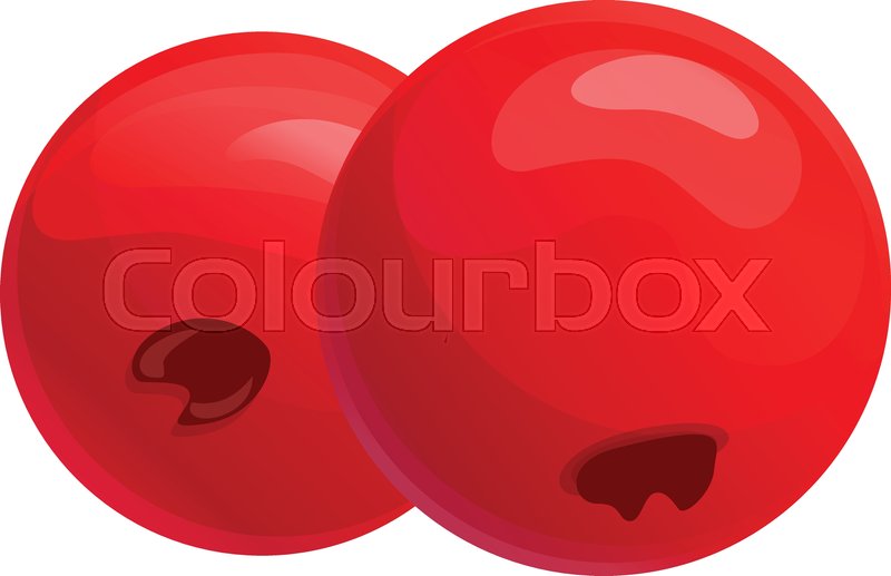 Red currant icon. Cartoon of red ... | Stock vector | Colourbox
