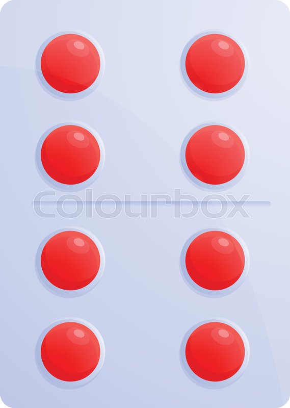 Pill cartoon | Stock vector | Colourbox