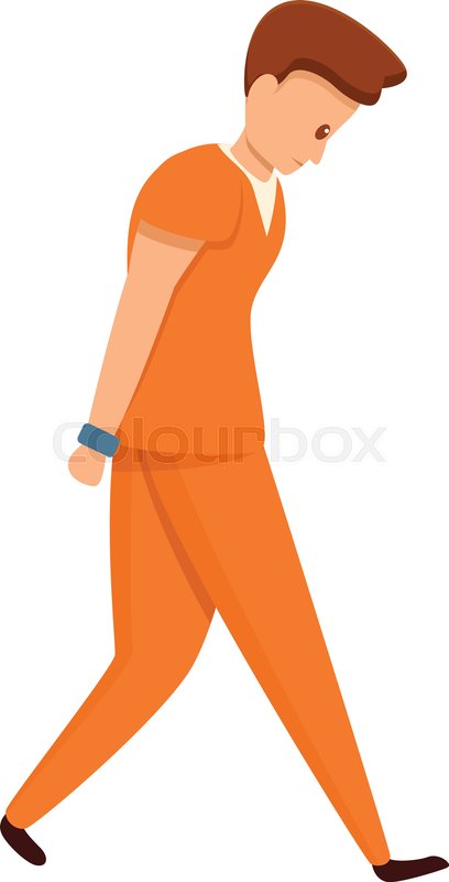 Sad Criminal Clipart