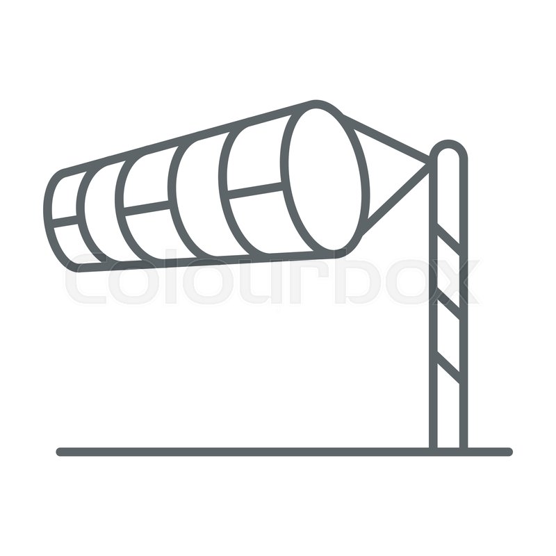 Wind Direction Indicator Vector