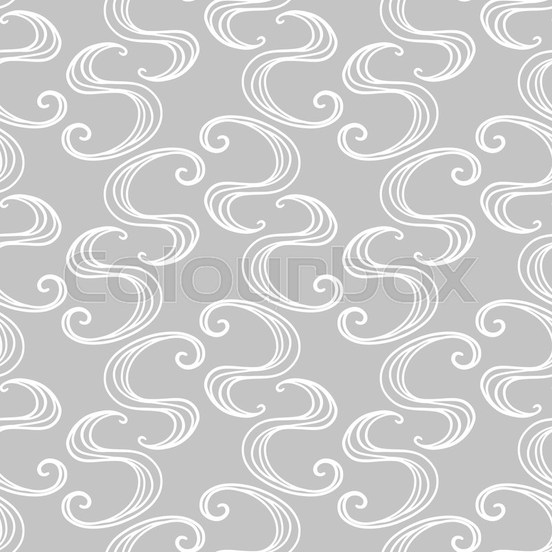 Abstract grey background. Ocean waves ... | Stock vector | Colourbox