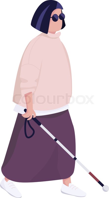 Blind Woman Walking
