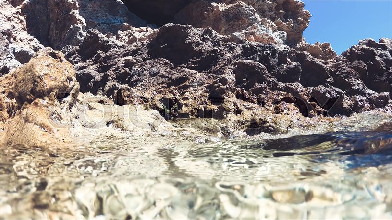 Underwater marine life, Italian ocean. | Stock video | Colourbox