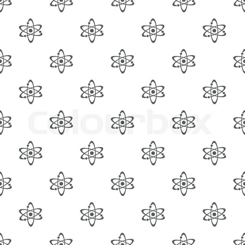 Atom pattern seamless. Repeat ... | Stock vector | Colourbox