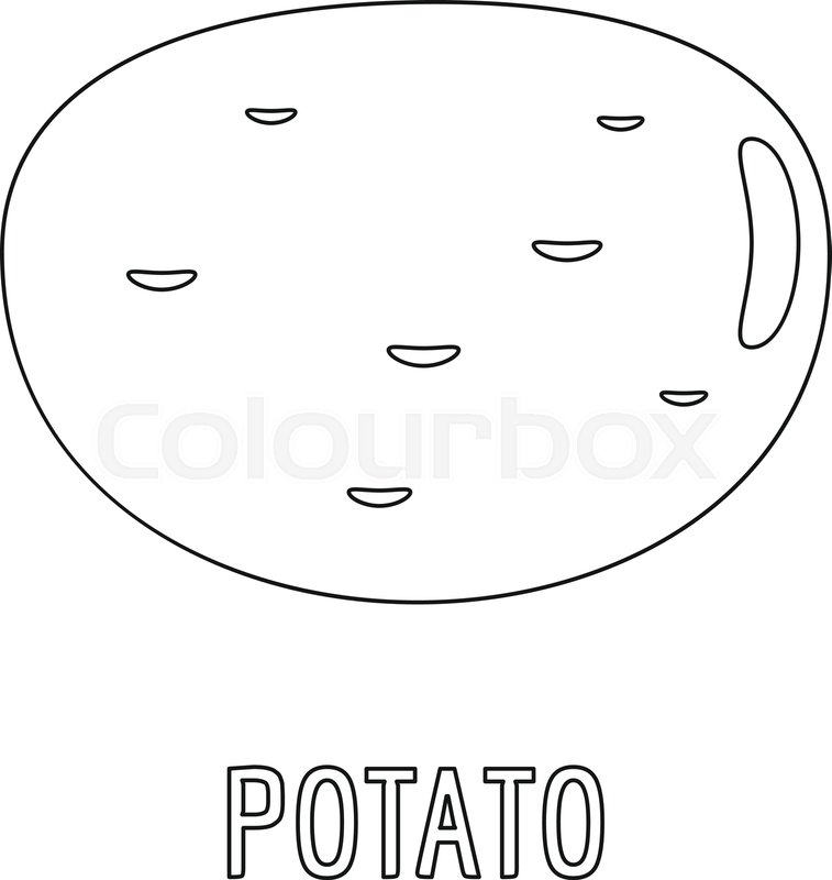 Potato Outline