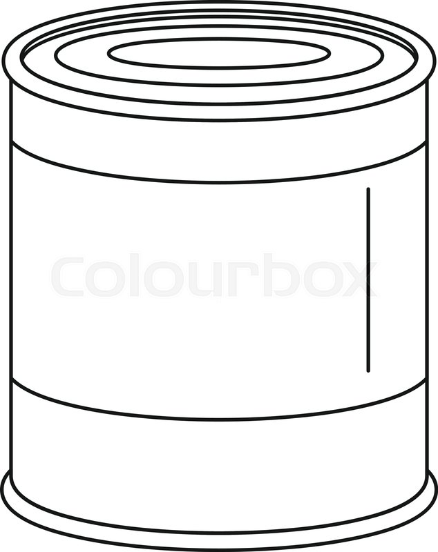 Tin Can Outline